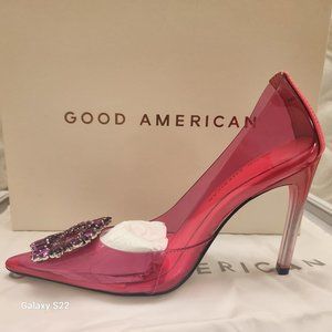 Good American | Shoes | Good American Pink Cinderfckingrella Pump Nib ...